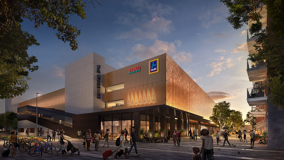 Quintain enhances Adamstown with new Aldi store - Evara